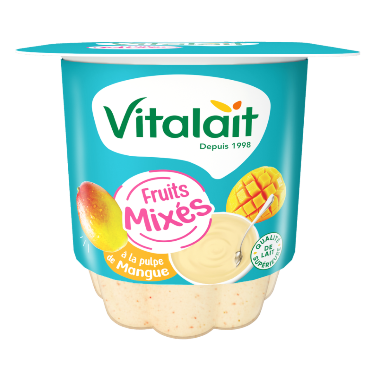 Yaourt aux Fruits Mixés Mangue 100g | Vitalait