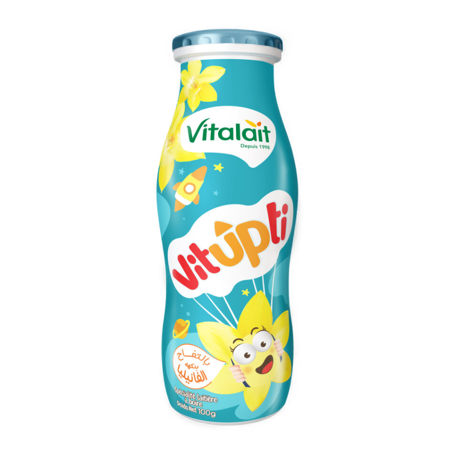 Yaourt Brassé Biscuit-Vanille 70g | Vitalait