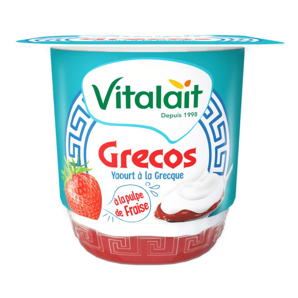 Grecos Fraise | Vitalait