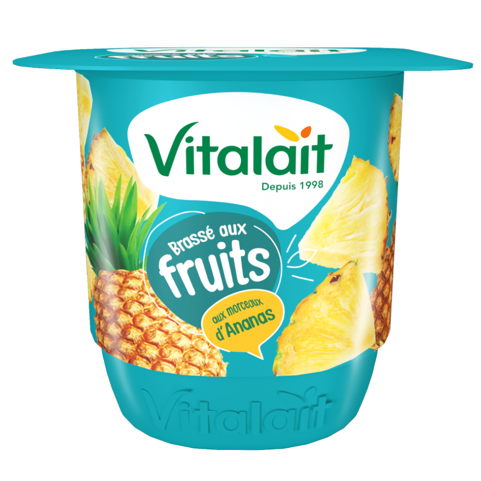 Yaourt aux Fruits Ananas 100g | Vitalait